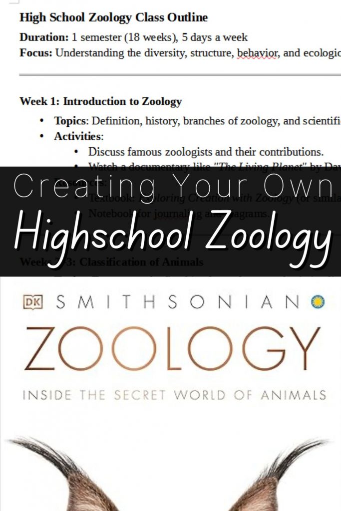 High School Zoology - Callista's Ramblings